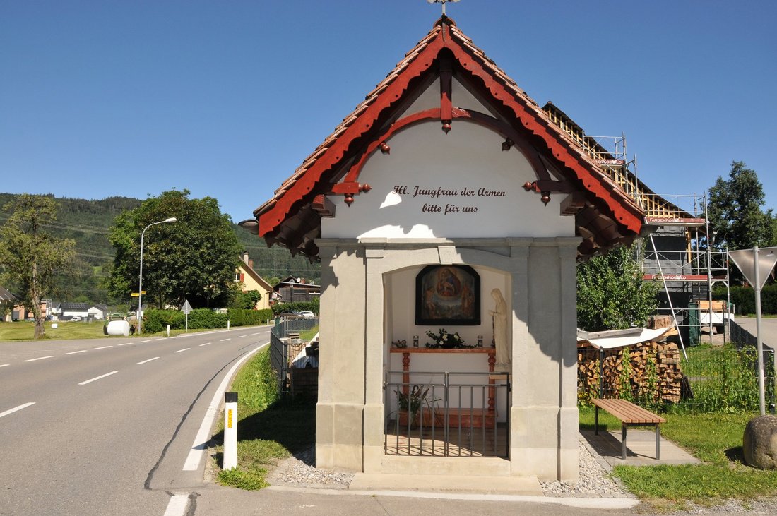Gemeinde Göfis: Renovierung der Kapelle Pfitz